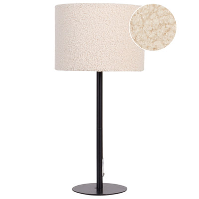 Table Lamp VINAZCO Boucle Beige