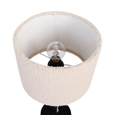 Table Lamp VINAZCO Boucle Beige