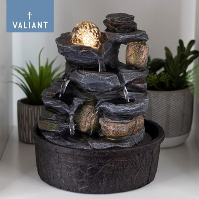 Table Top Indoor Water Fountain Feature Mains Powered