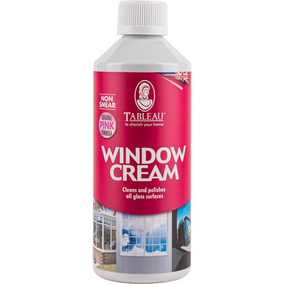 Tableau Pink Window Cream 500ml (Similar to Windolene) | DIY at B&Q