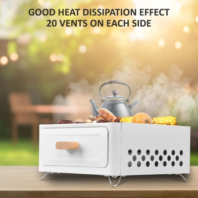 TABLETOP BBQ FOLDING CHARCOAL BARBECUE GRILL