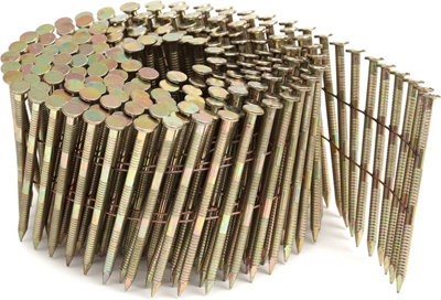Tacwise 0429 2.7 x 64mm Bright Ring Coil Nails for Nail Gun (6000 ...