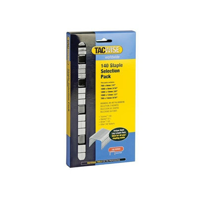 Tacwise 140 Series Staples Multi Colour (Selection Pack)