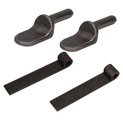 Tailgate Tailboard Hinge Trailer Truck Dropside Pins Strap Weld On 2 ...