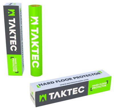 Taktec HS600 100m x 600mm Premium Hard Surface Protector Roll - Boxed ...