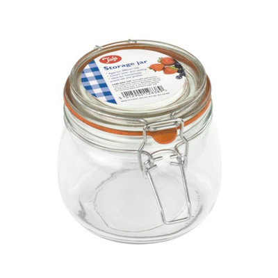 Tala Classic Airtight Lever Arm Storage Jar Clear (1.5L) | DIY at B&Q