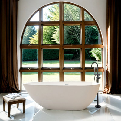 Talavera Freestanding Matt Stone Bath 1700mm