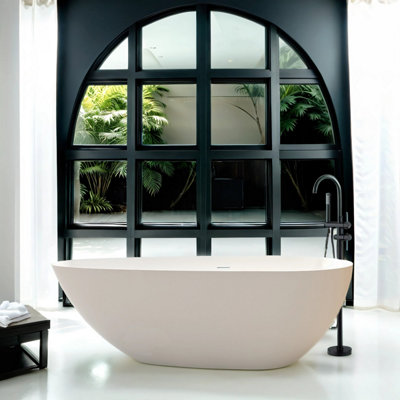 Talavera Freestanding Stone Bath 1500mm | DIY at B&Q