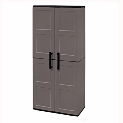 Tall Cabinet Plastic Garden Store Approx L70 x W39 x H165 cm