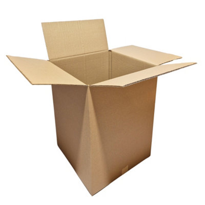 Tall Strong Double Wall Extra Large Cardboard Boxes 18" x 18" x 24 ...