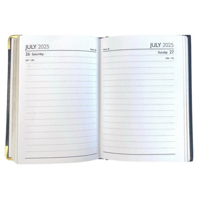 Tallon 2025 Week To View Padded A4 Diary Blue (One Size)