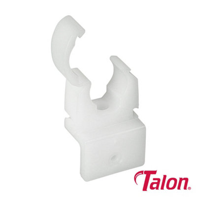 Talon EZ Joist Pipe Clips White - 15mm