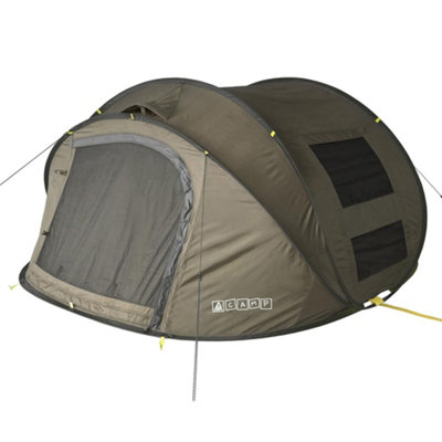 3 man tent pop up store
