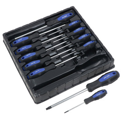 Tamper Proof Torx Security Screwdriver Bits T6 - T45 12pc Set Magnetic Tips