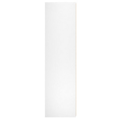 Tamworth Tall Triple Plain Wardrobe in White Matt (Ready Assembled)