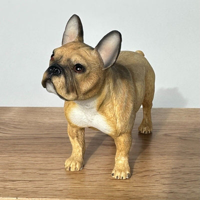 TAN FRENCH BULLDOG FIGURINE FROM THE LEONARDO DOG STUDIES RANGE, GIFT ...