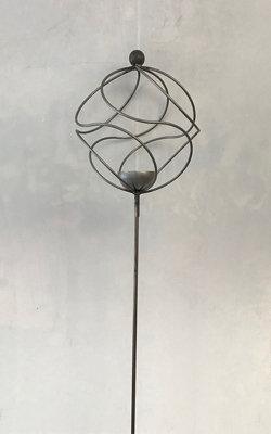 Tangle Ball on 4Ft Stem With Bird Feeder - Hand Made By Traditional ...
