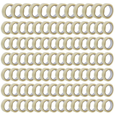 Tanness 96 Pack Cellotape Roll - 24mm x 66m Heavy Duty Sticky Packaging ...