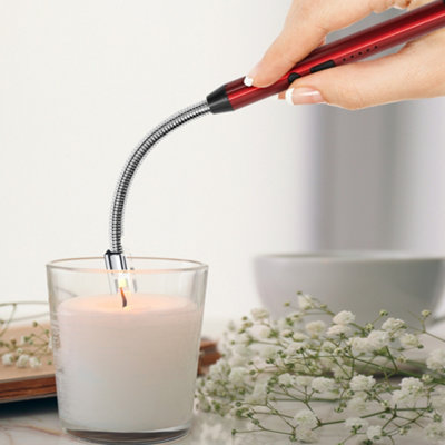 Tanness Electric Candle Lighter - Red
