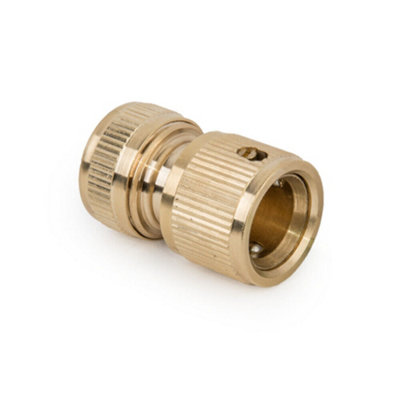 Tap Adaptor Connector Brass Garden Water Fit Hose Pipe Tap Female Male ...