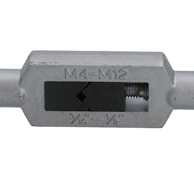 Tap Wrench M4-M12 Bar Type 3/16in to 1/2in Tap Taper Plug Holder Grip ...