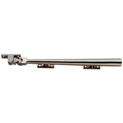 Tapered Round Bar Casement Window Stay 278mm Pins Included Satin Nickel ...
