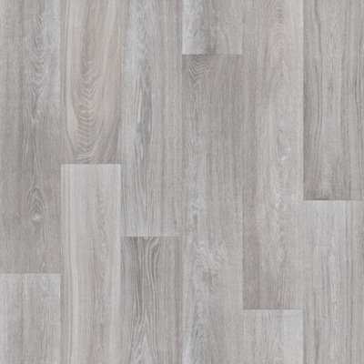 Tapi Rialto Argentino Wood Effect Grey Slip Resistant Vinyl Flooring-4m ...