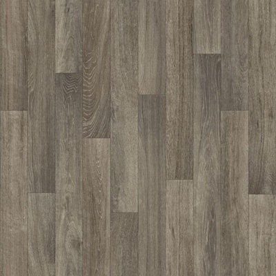 Tapi Rialto Grigio Wood Effect Slip Resistant Vinyl Flooring-4m X 1.99m