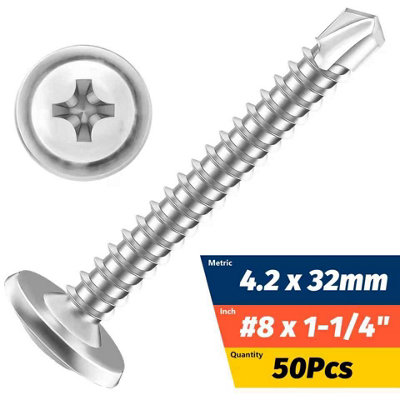 Tapping Sheet Metal Screws 410 Stainless Steel Truss Head High-Strength ...