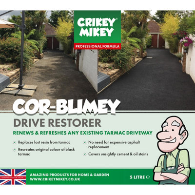 Tarmac Driveway Restorer Crikey Mikey Cor-Blimey Asphalt Drive 5L ...