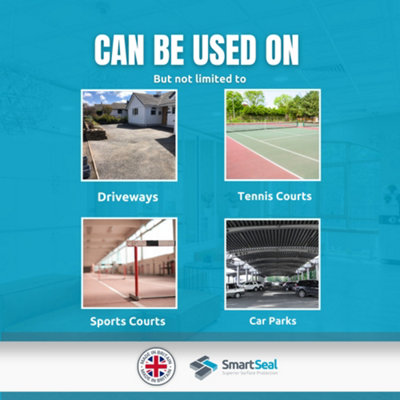 Tarmaseal Tarmac Restorer, Dark Red, Superior in Performance to Tarmac ...