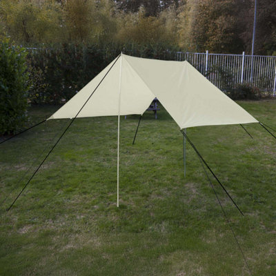 Tarp Canopy 3X4M - Steel Poles Carry Bag Stand-Alone Shelter 3X4m ...