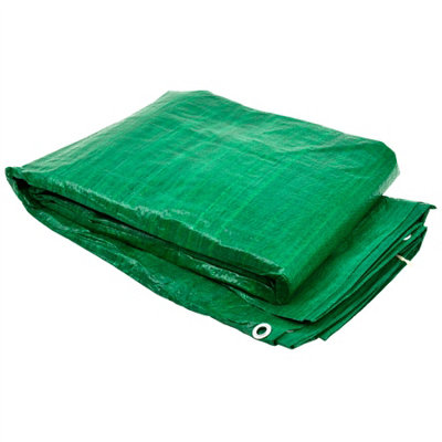 Tarpaulin Sheet Tarp Cover Ground Sheet Waterproof 7m x 9m / 23ft x ...