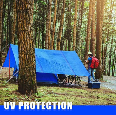 Tarpaulin Waterproof Cover Blue - 8ft x 10ft - (2026)