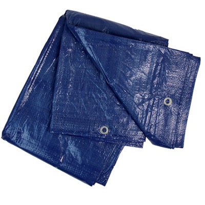 Tarpaulin Waterproof Cover / Ground Sheet 3m x 4m | DIY at B&Q