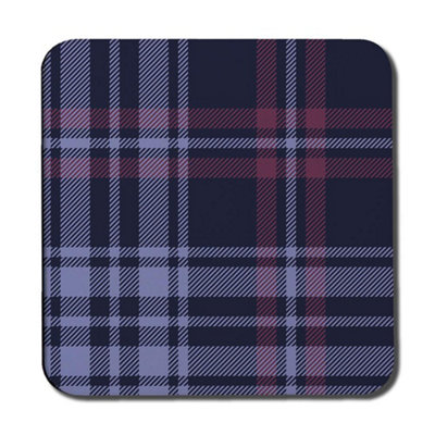 Tartan plaid pattern (Coaster) / Default Title | DIY at B&Q