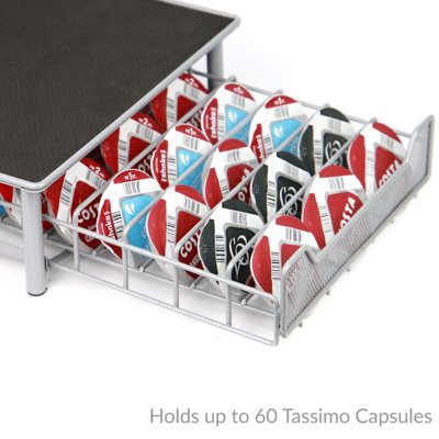 Tassimo 60 Pod Holder Drawer Grey - M&W