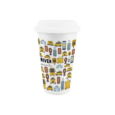 Taxi Driver Ceramic Travel Mug - Humorous Novelty Tradies Gifts ...