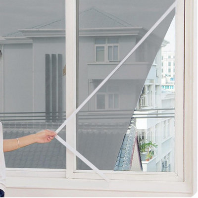 Taylor & Brown 1 Pack Mosquito Net for Windows, Fly Screen Mesh 1.3m x ...