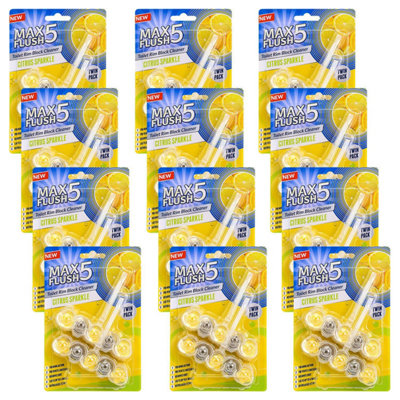 Taylor & Brown 12 Pack Citrus Sparkle Toilet Rim Block Cleaner, Anti ...