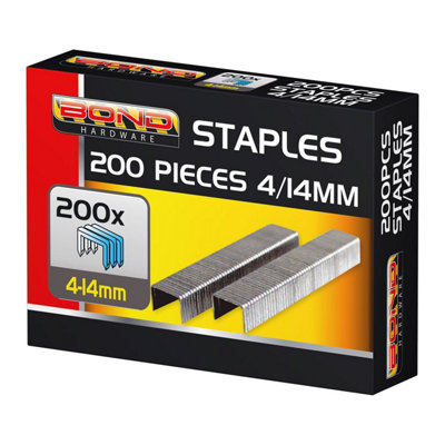 Taylor & Brown 1500 Pcs Heavy Duty Assorted Staples Pack for Stapler Staple Gun DIY Tool