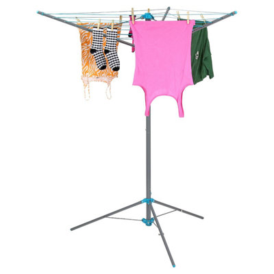 Taylor & Brown 18m Rotary Clothes Airer, Foldable Freestanding Drying ...