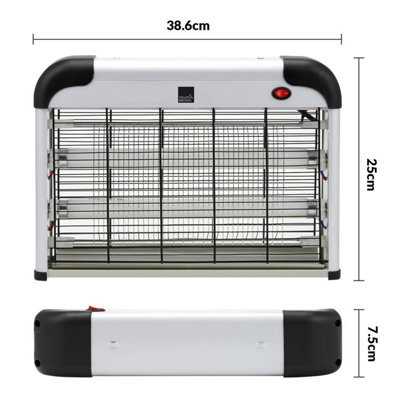 Taylor & Brown 20W Electronic Bug Zapper UV Light Insect, Mosquito, Fly ...