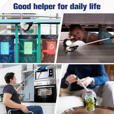 Taylor & Brown 30Inch Litter Picker Grabber Tool, Durable Magnetic ...