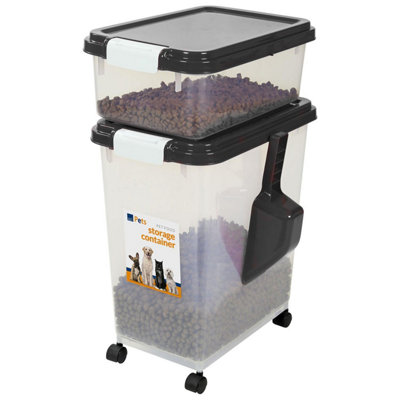Taylor & Brown 3Piece Pet Food Storage Set, Airtight Containers with ...