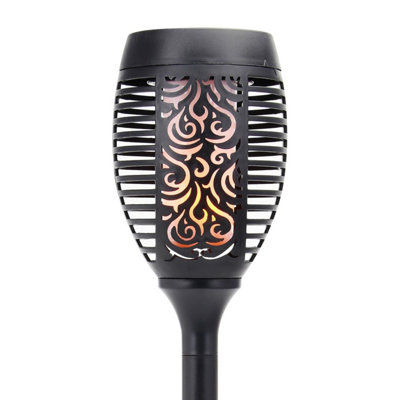 Taylor & Brown 4 Pack 51 LED Solar Torch Lights, Flickering Flame ...