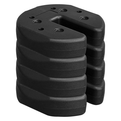 Taylor & Brown 4 Pack Gazebo Weights, No-Pinch Design, 18.8kg Cement ...