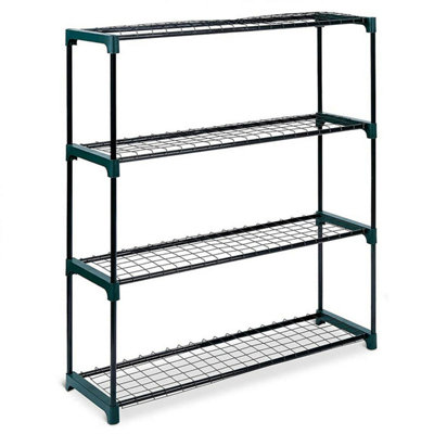 Taylor & Brown 4Tier Greenhouse Staging Shelving Rack Freestanding ...