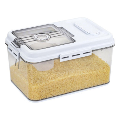 Taylor & Brown 5kg Airtight Rice Storage Container with Measuring Cup ...