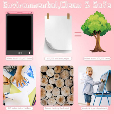 Taylor & Brown 8.5in LCD Writing Tablet 2 Pack Kids Drawing Pad, Travel ...